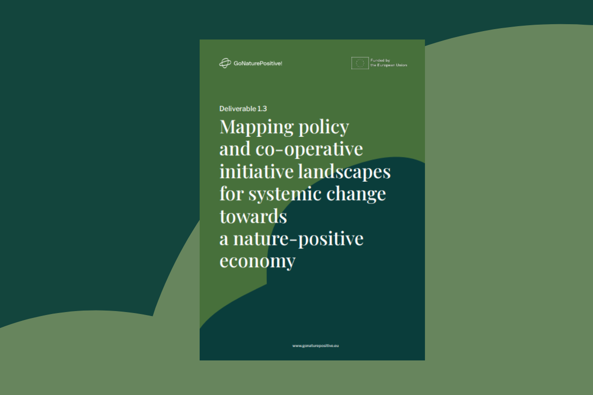 Mapping Policy and Co-operative Initiative Landscapes for Systemic ...